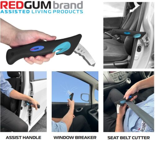 Car Bar Safety Window Break Seatbelt Cut Handle Tool - Redgumbrand
