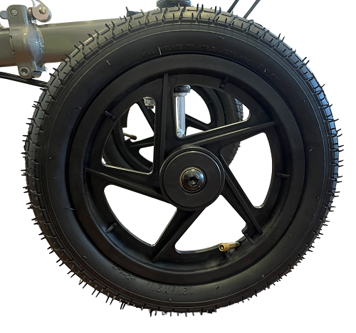REPLACEMENT FLAT FREE PU FILLED WHEEL FRONT TO SUIT ALUMINIUM KNEE ...